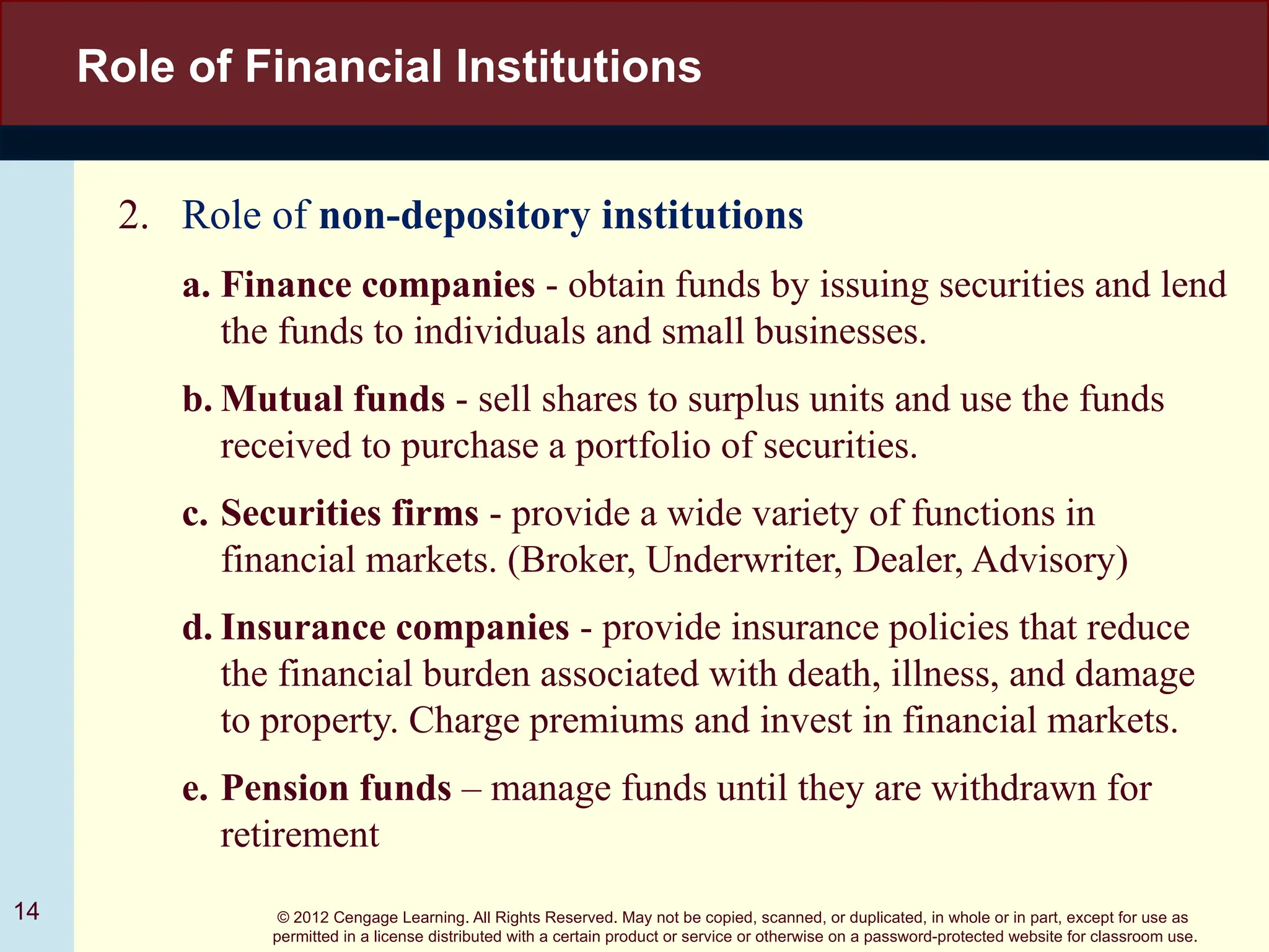 Role of Financial Markets and Institutions. | PPTX