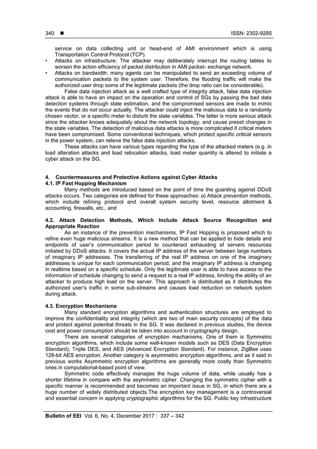 Smart Grid Systems Based Survey On Cyber Security Issues Pdf