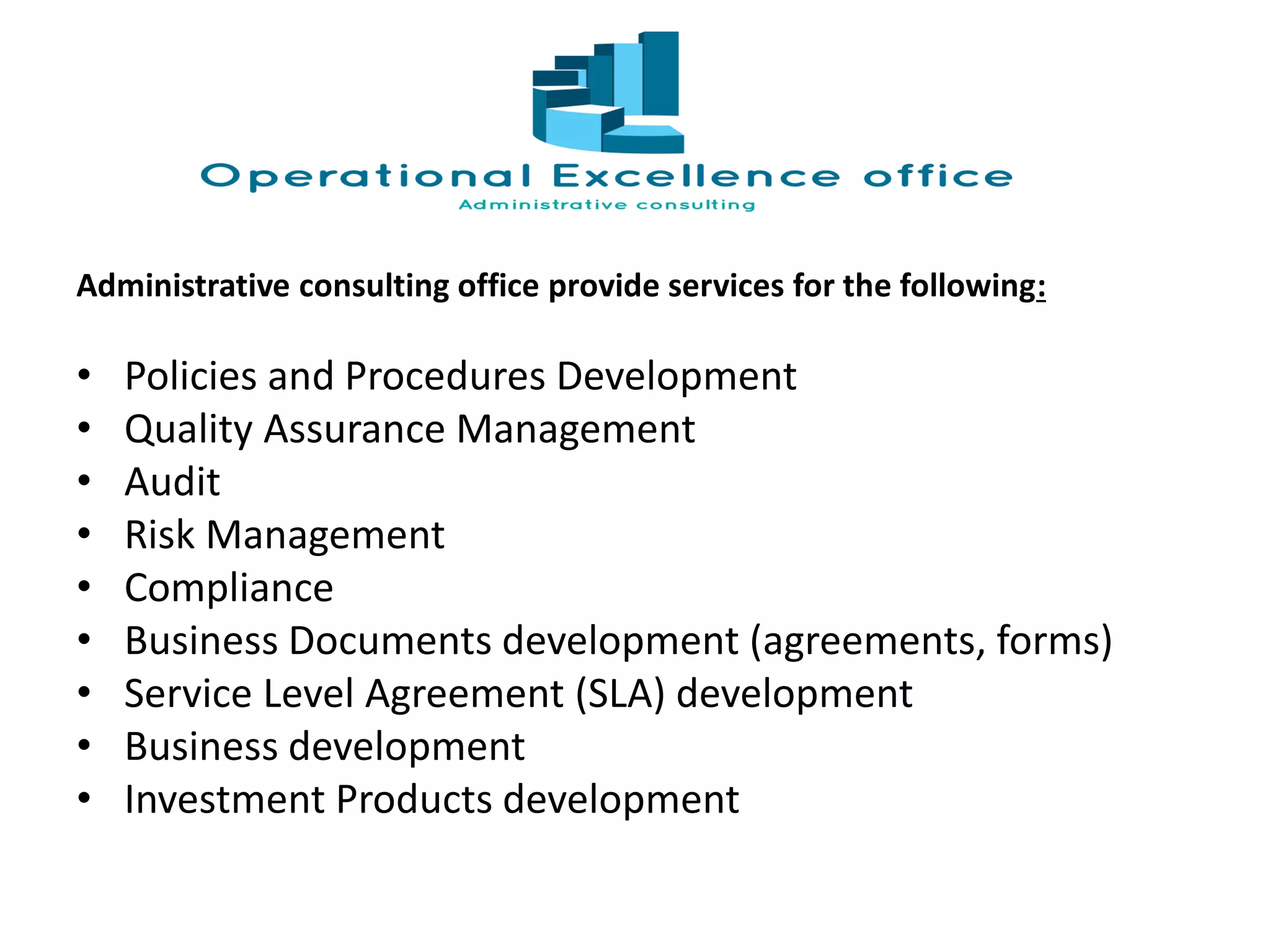 Operational Excellence Office | PDF
