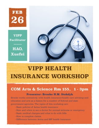 Health Care Workshop | PDF
