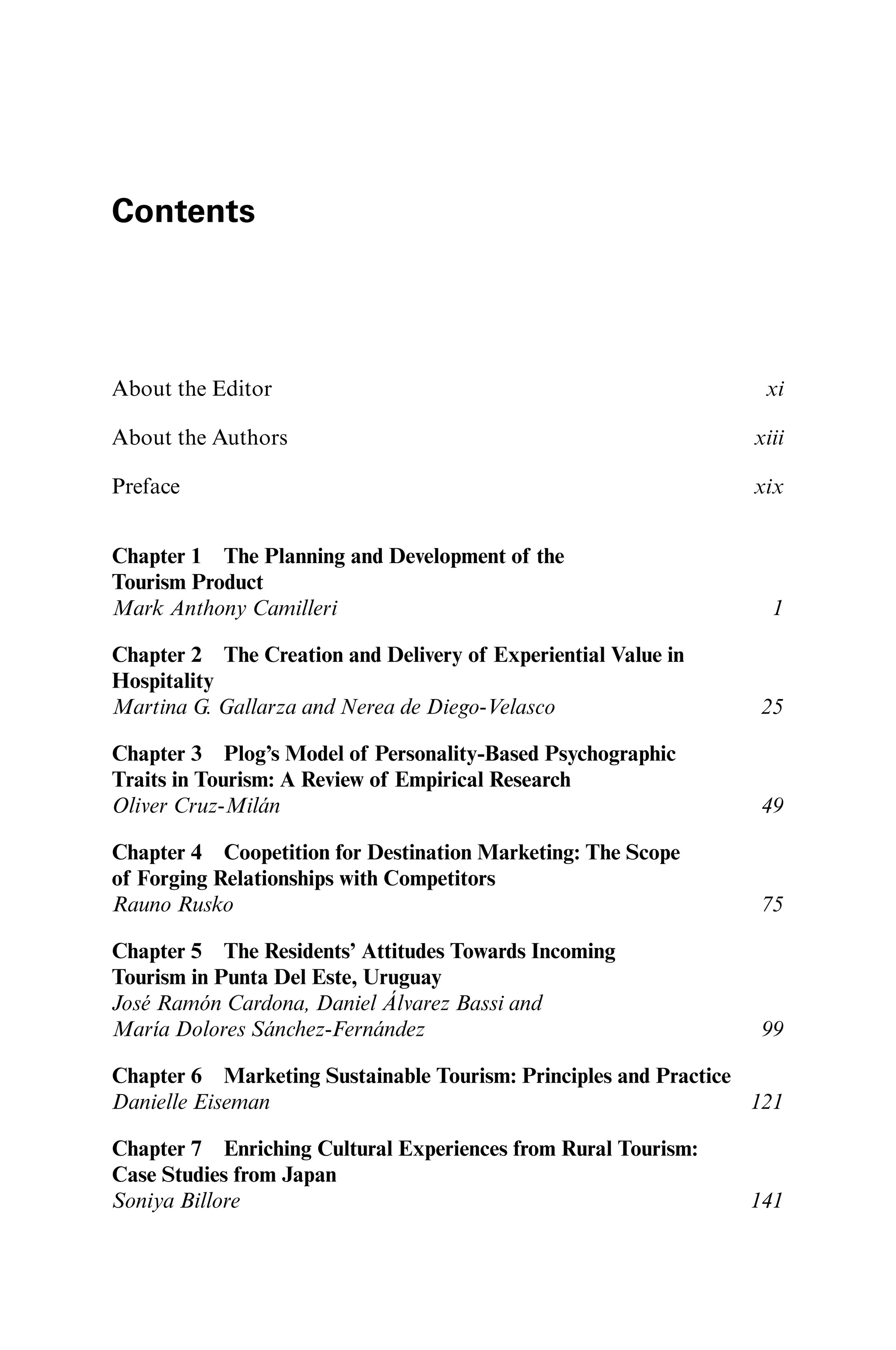 Tourism Planning And Destination Marketing Mark Anthony Camilleri | PDF