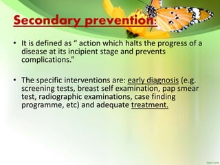 level of prevention | PPTX