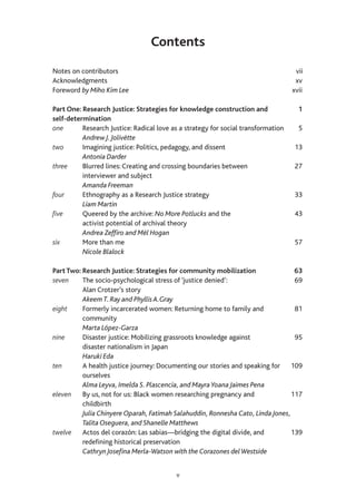 Research Justice Methodologies For Social Change Jolivtte Andrew J | PDF