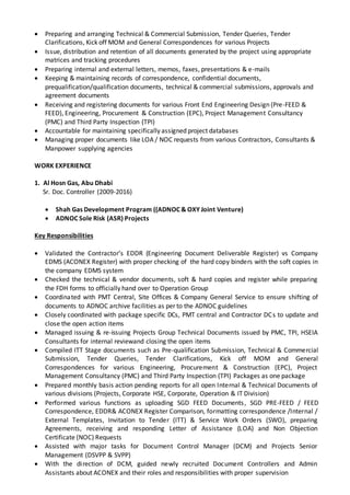 Resume - Kamarudheen Parayirikkal | DOCX