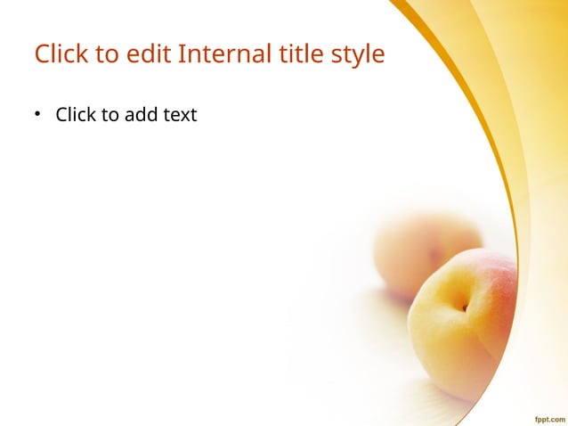 Peach template for presentation and introduction | PPT