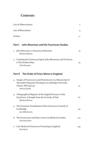Franciscan Order In The Medieval English Province And Beyond Michael ...