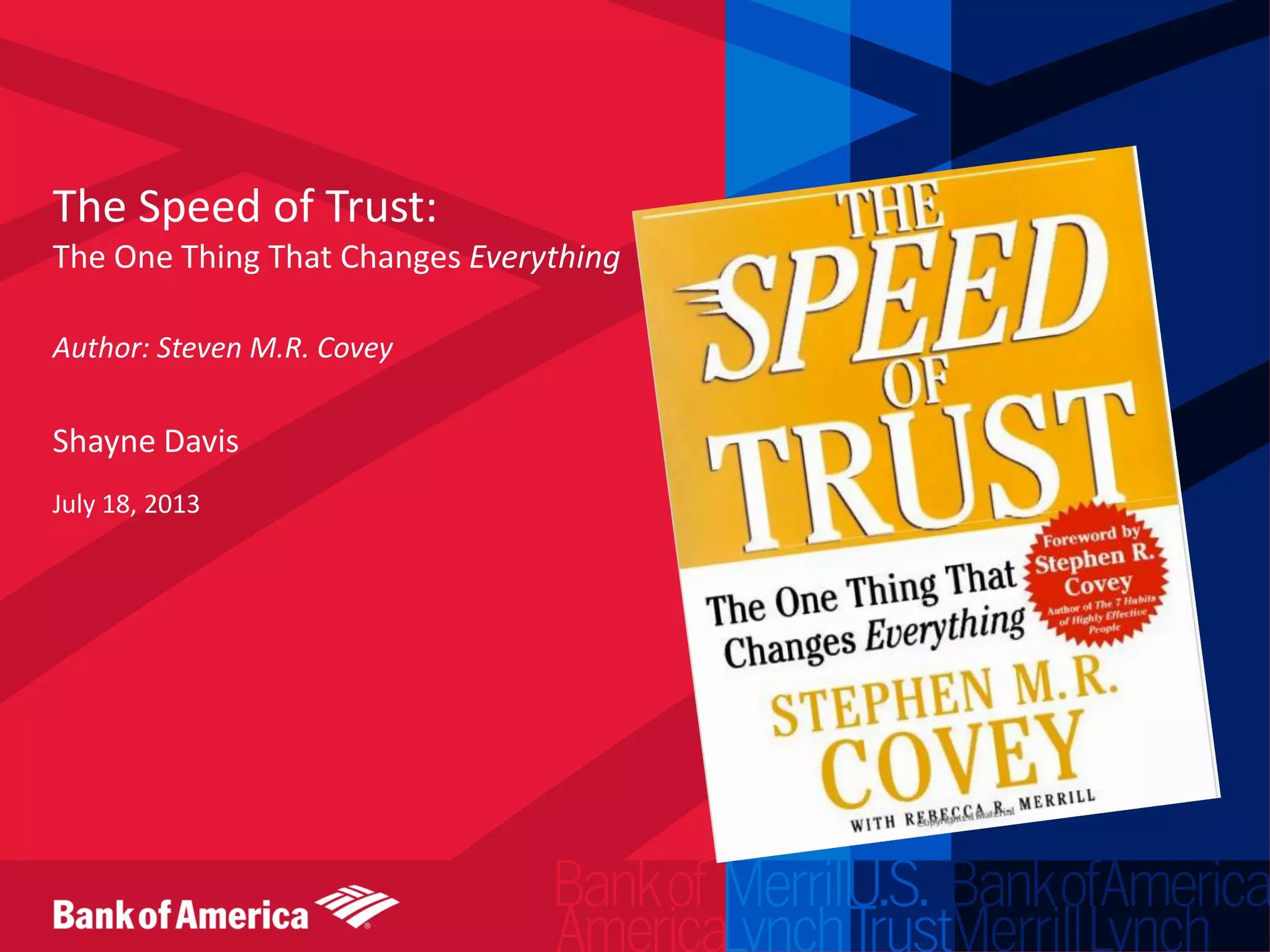 Speed Of Trust Pdf