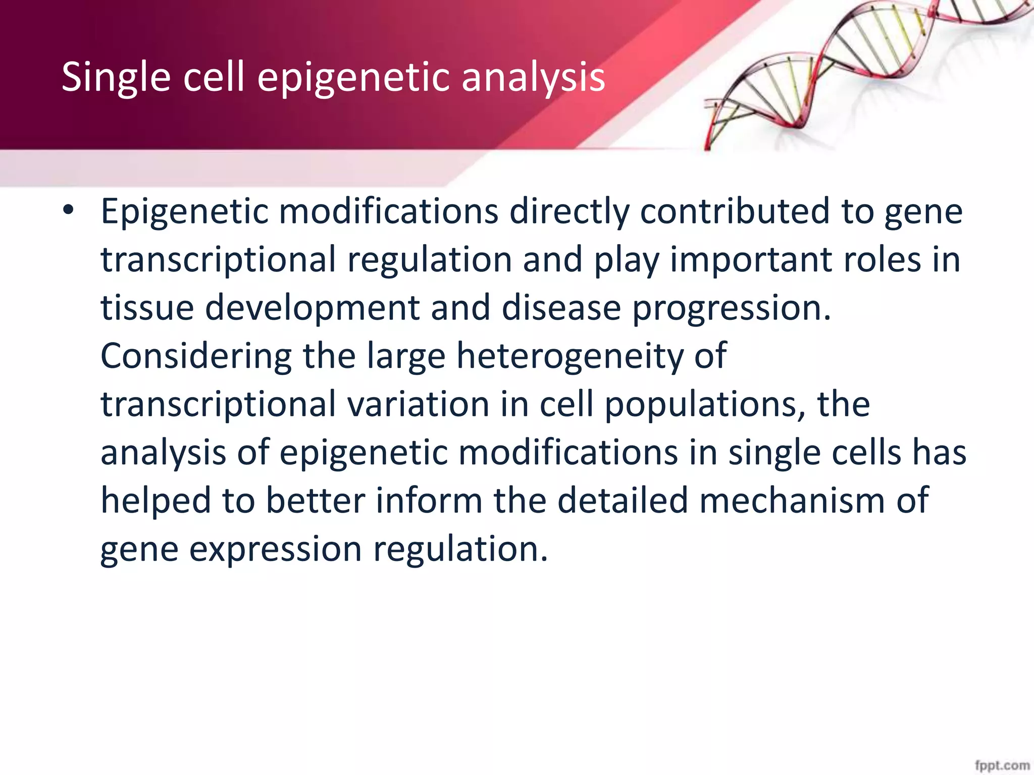 Epigenetic | PPTX