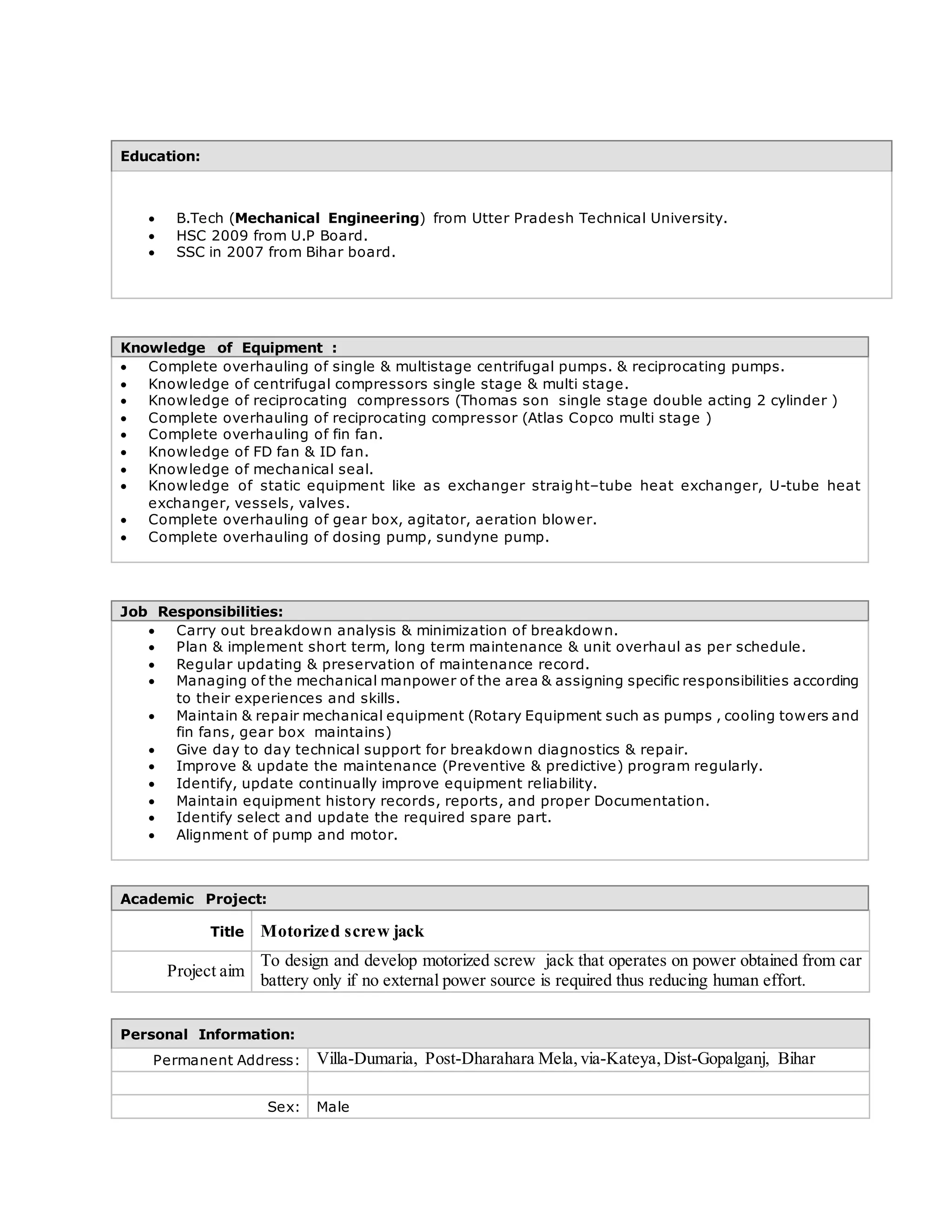 mahesh Resume | DOCX