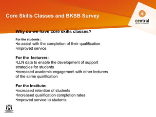 LPA & LPAA Core Skills Classes and BKSB Training | PPT