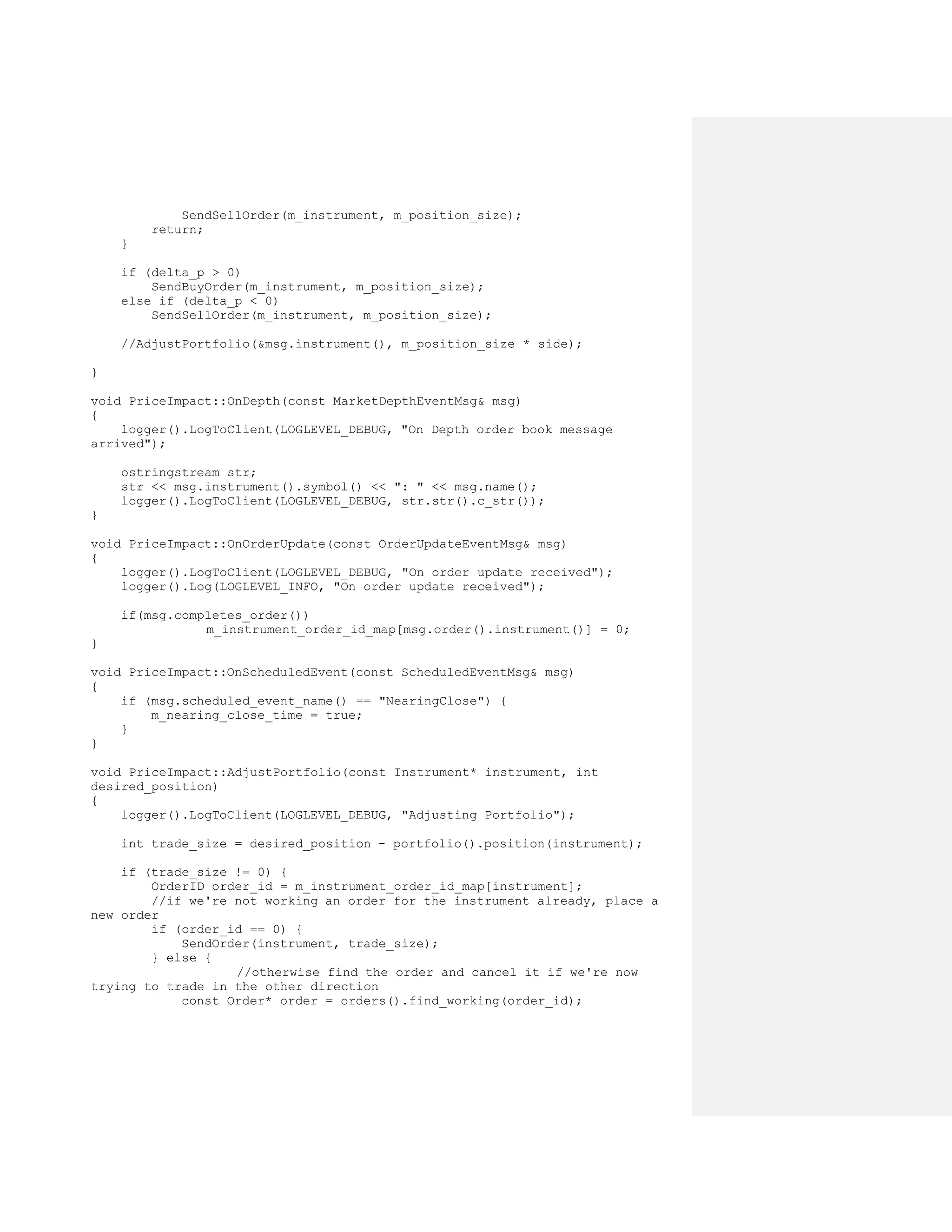 Order Flow Imbalance Trading Algorithm Pdf