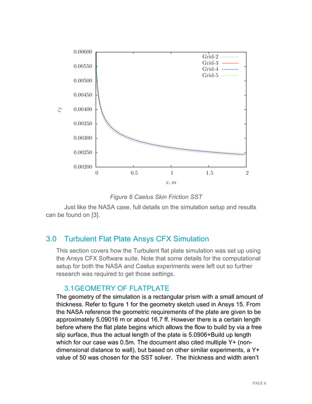 Final Report Turbulant Flat Plate Ansys | PDF