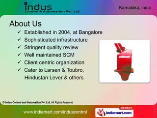 Indus Control and Automation Pvt Ltd,Karnataka,India