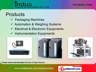 Indus Control and Automation Pvt Ltd,Karnataka,India