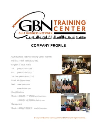 GBNTC Profile | PDF