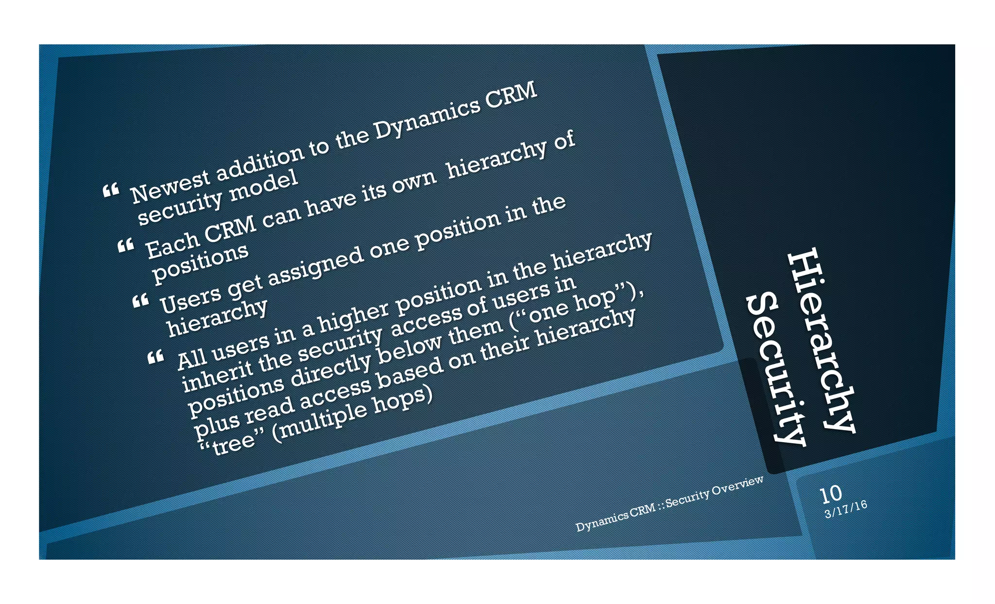 Dynamics CRM Security Overview | PDF