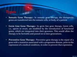 Gene therapy | PPT