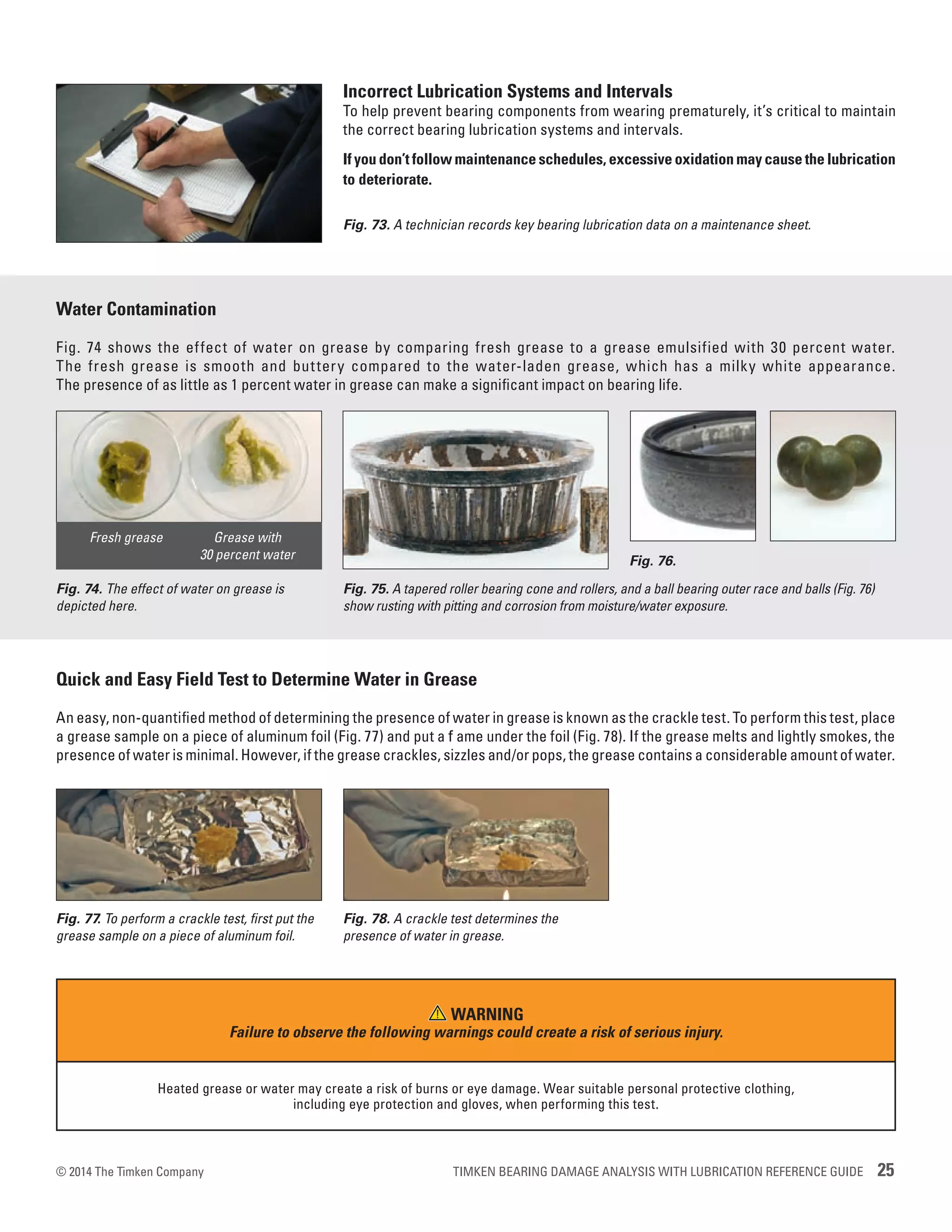 Timken bearing damage analysis with lubrication reference guide | PDF