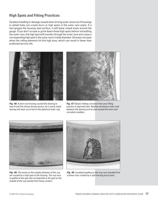 Timken bearing damage analysis with lubrication reference guide | PDF