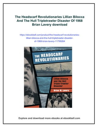 The Headscarf Revolutionaries Lillian Bilocca And The Hull ...