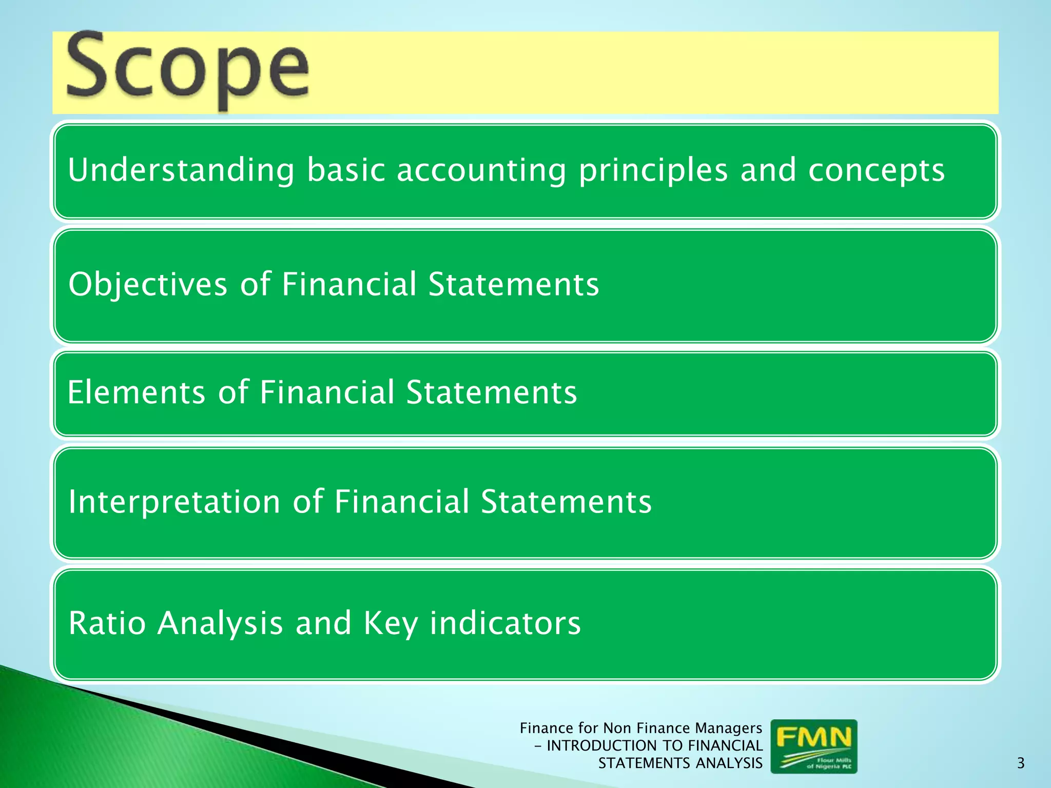 Non Finance Mgrs Seminar | PPTX