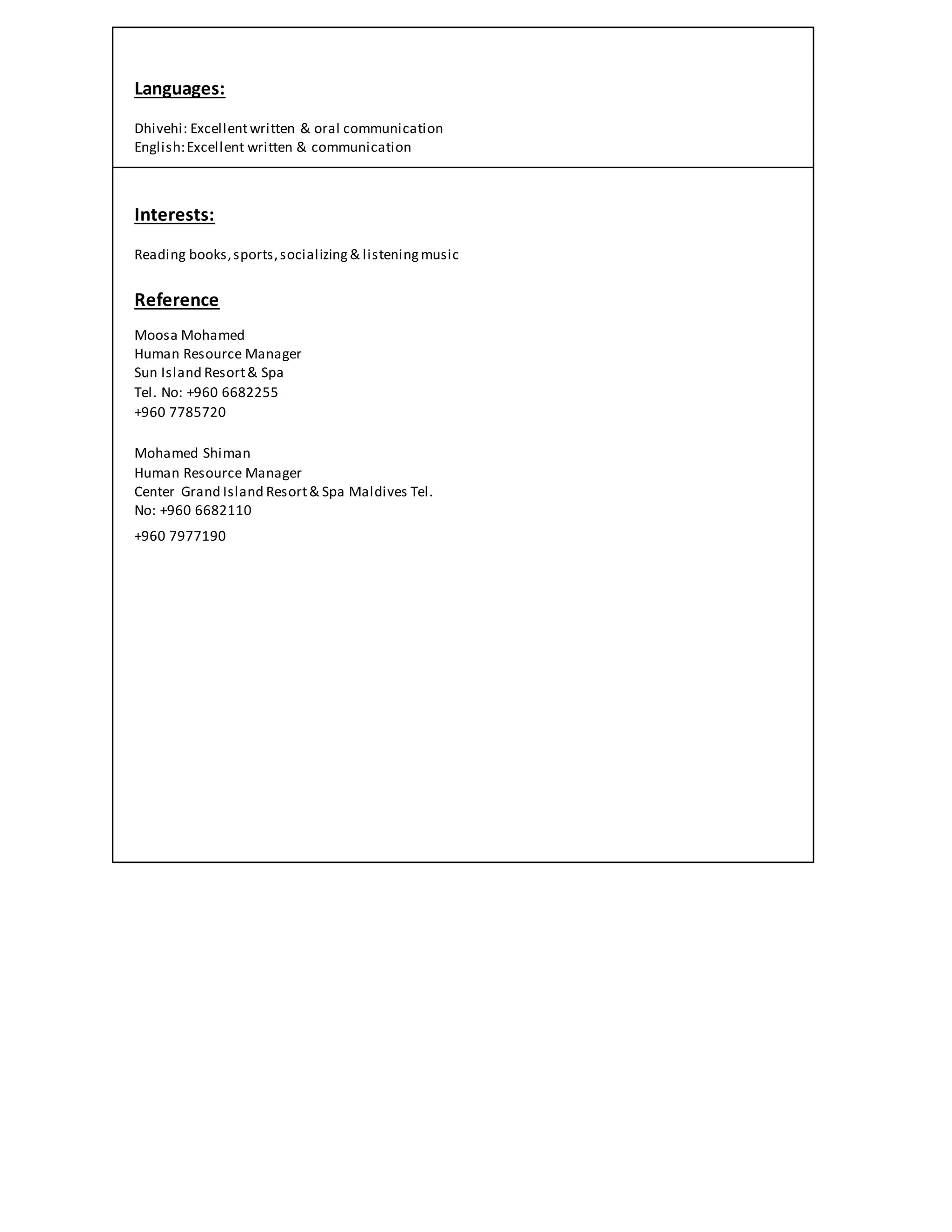 Ibbe CV | PDF