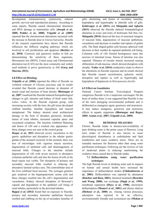 a review study on fluoride toxicity in water and fishes current status | PDF