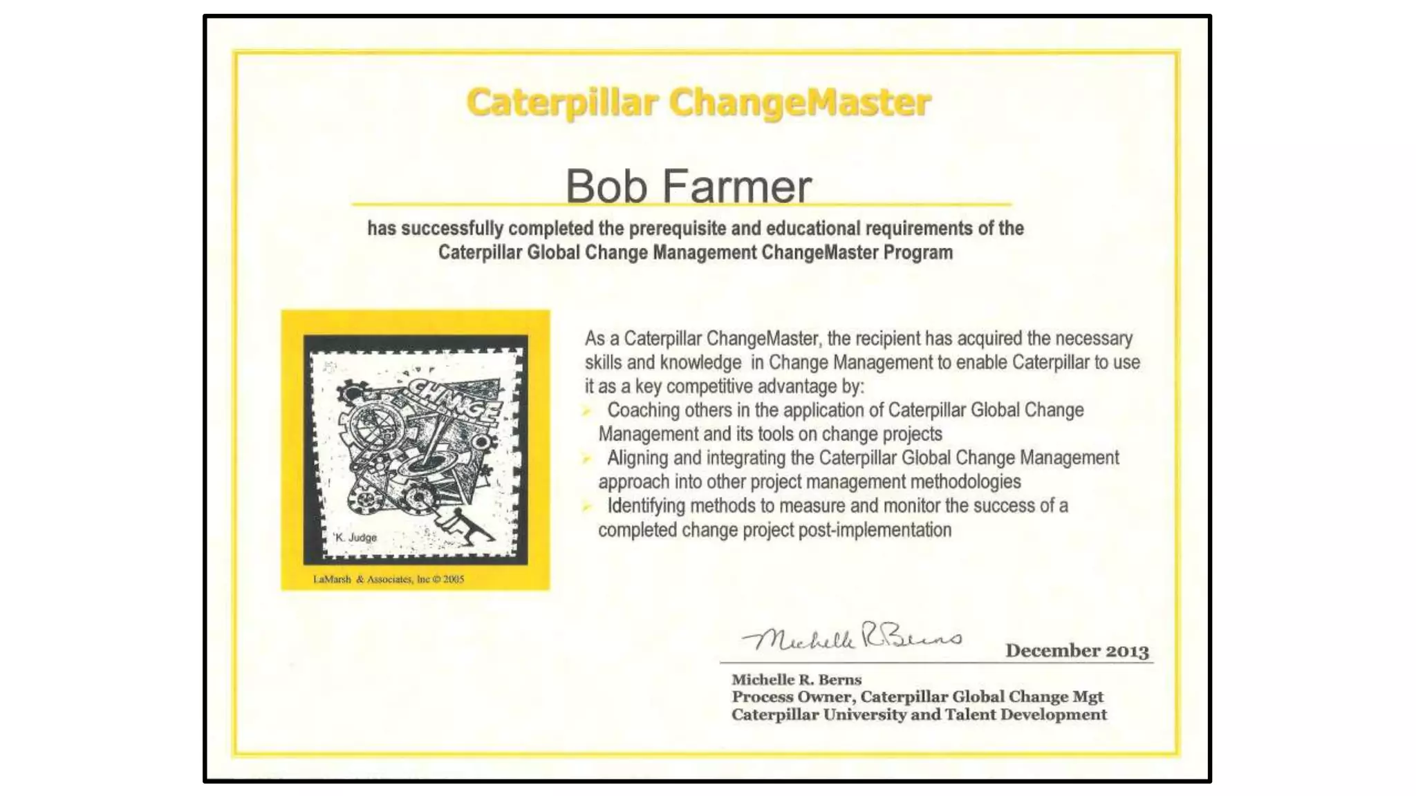 Change Master Certifications | PPTX