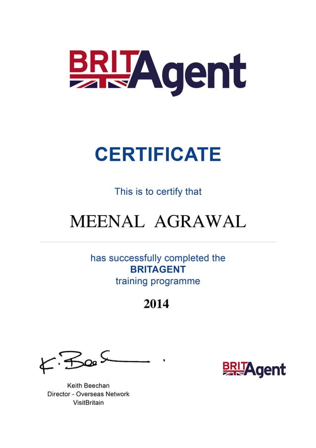 BritAgent_Certificate | PDF