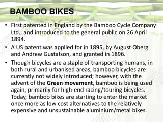 BAMBOO BIKES | PPT