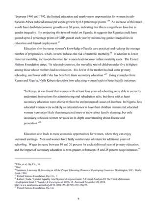 Empowering Girls Through Education in Uganda | PDF