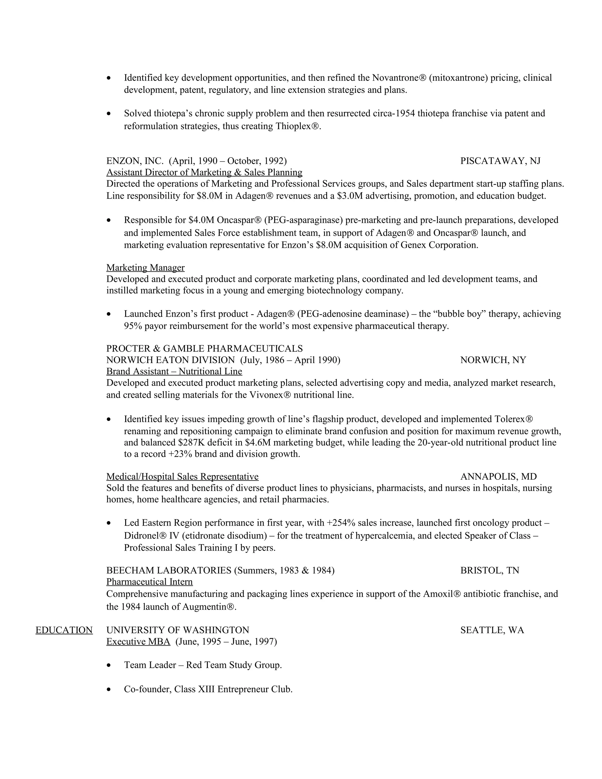 TMR Resume - 2016 | DOC