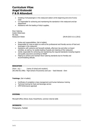 Angel_CV_and_certificates | PDF