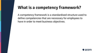 How To Develop A Competency Framework | PDF
