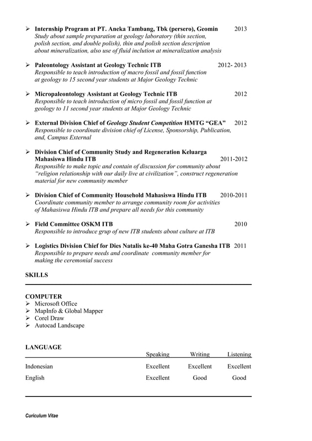 Curriculum Vitae Gede Darma Raharja [Eng] | PDF