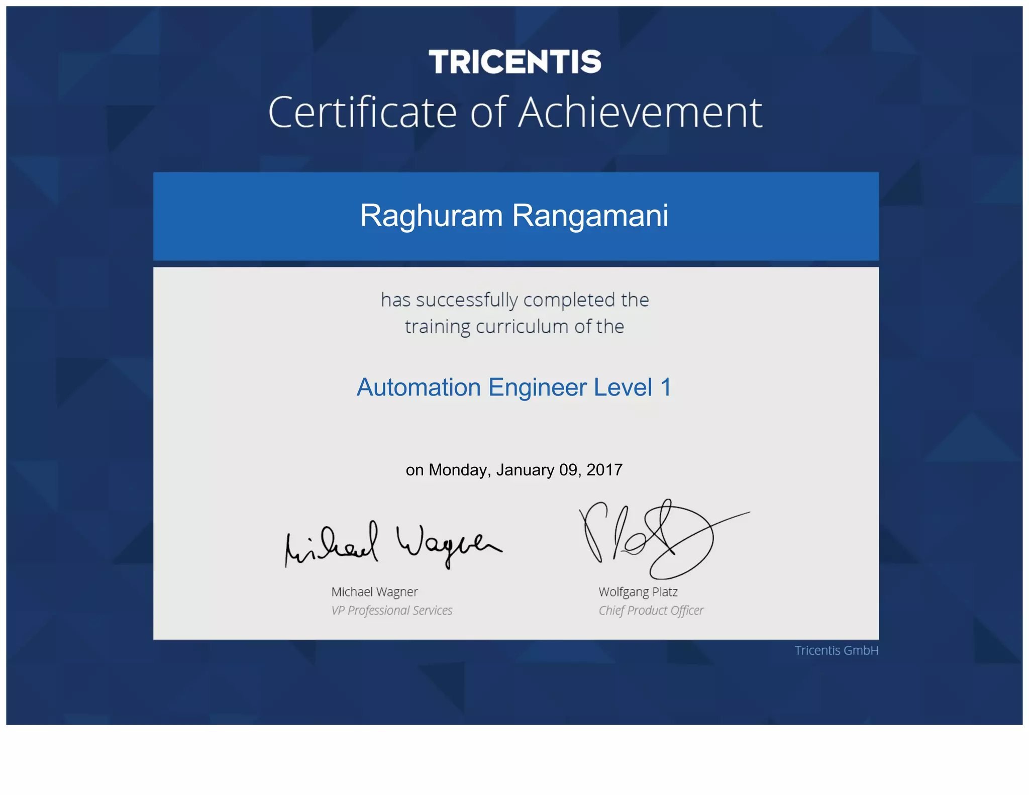 Automation Engineer - Level 1 | PDF