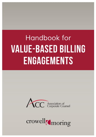 Handbook-for-Value-Based-Billing-Engagements | PDF