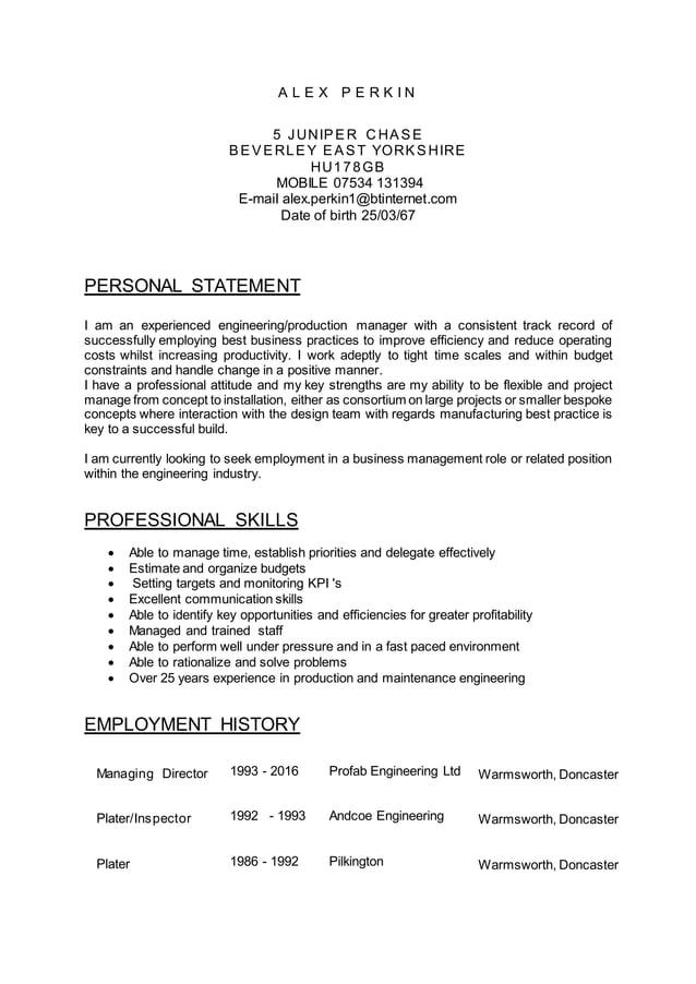 Alex cv latest | PDF