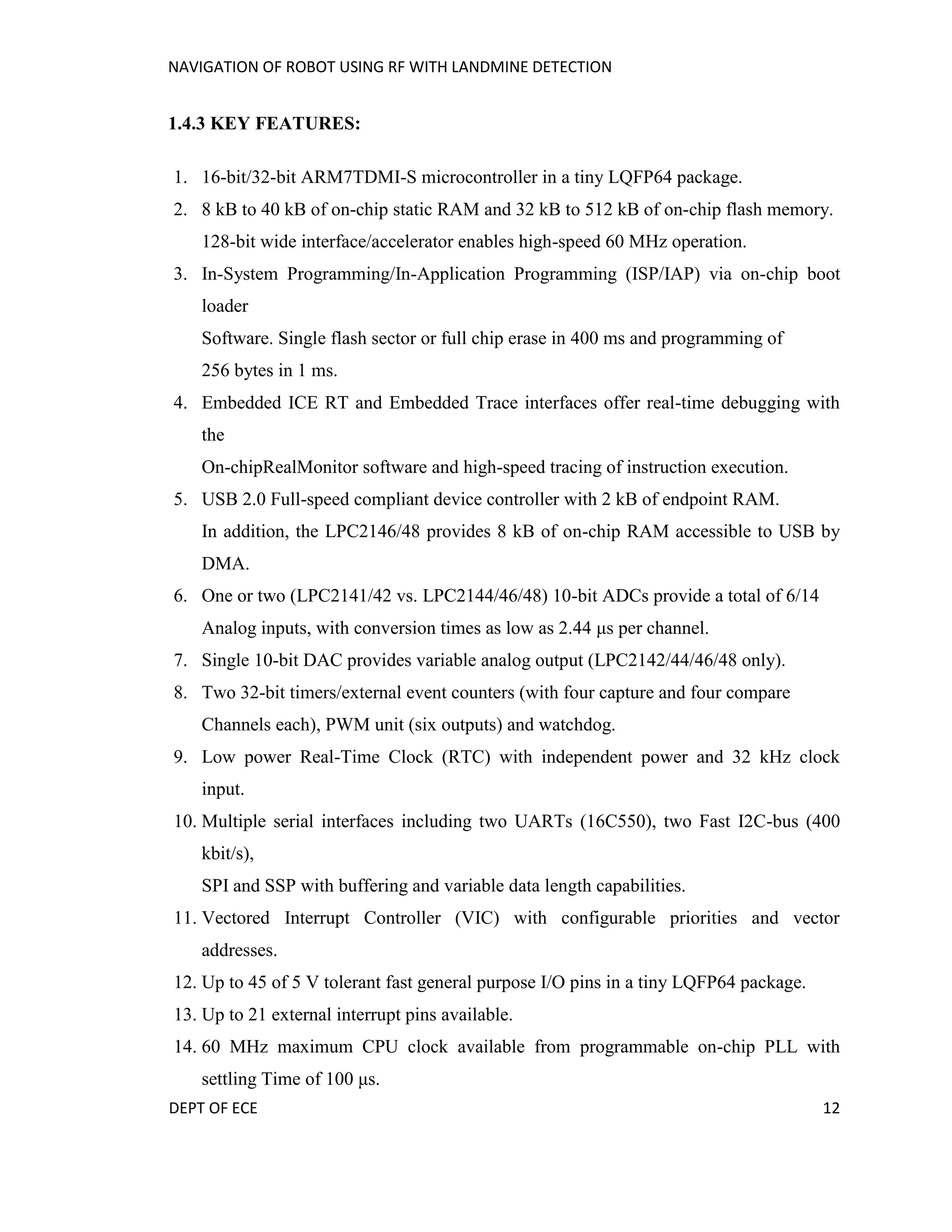 Navigation Of Robot Vehicle Using Rf With Landmine Detection Pdf