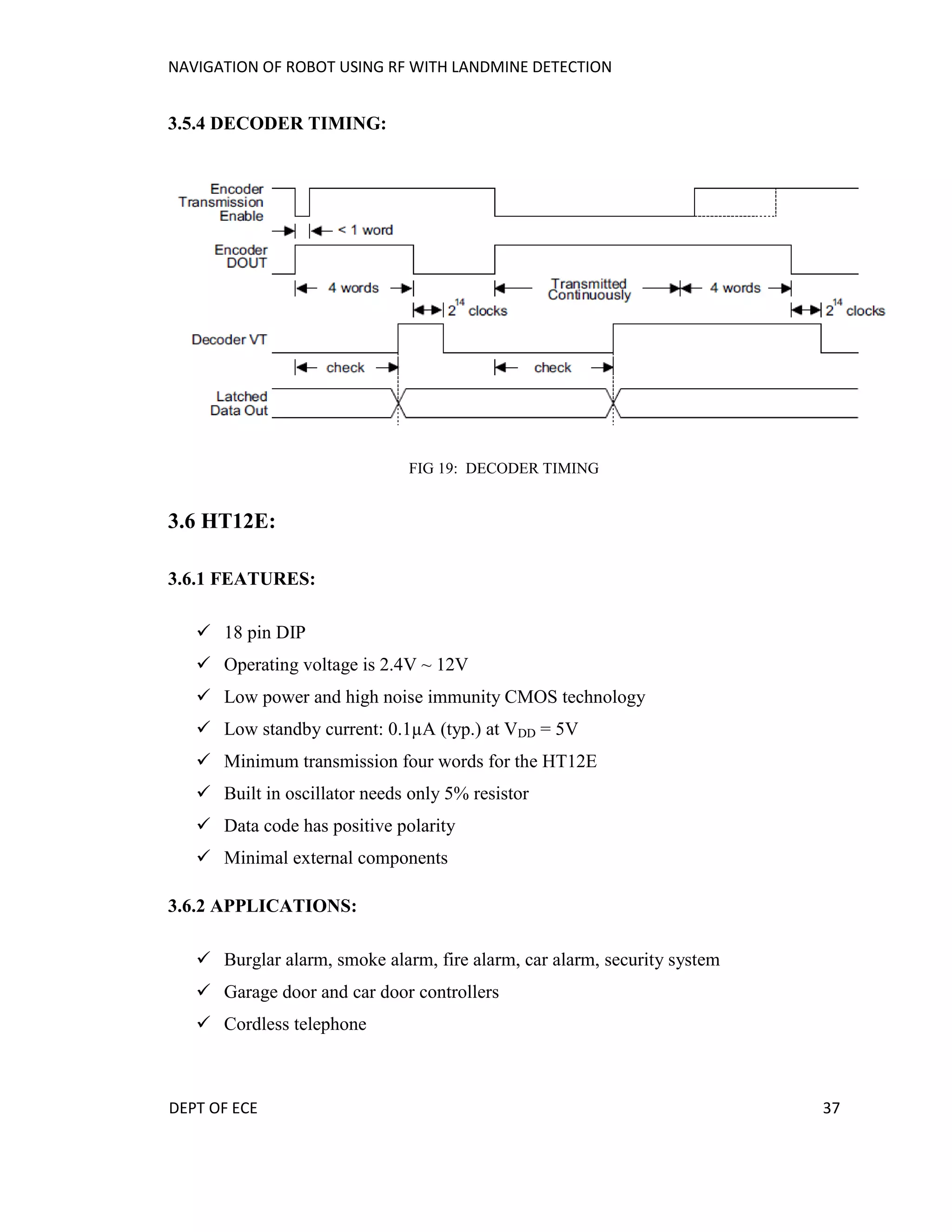 Navigation Of Robot Vehicle Using Rf With Landmine Detection Pdf