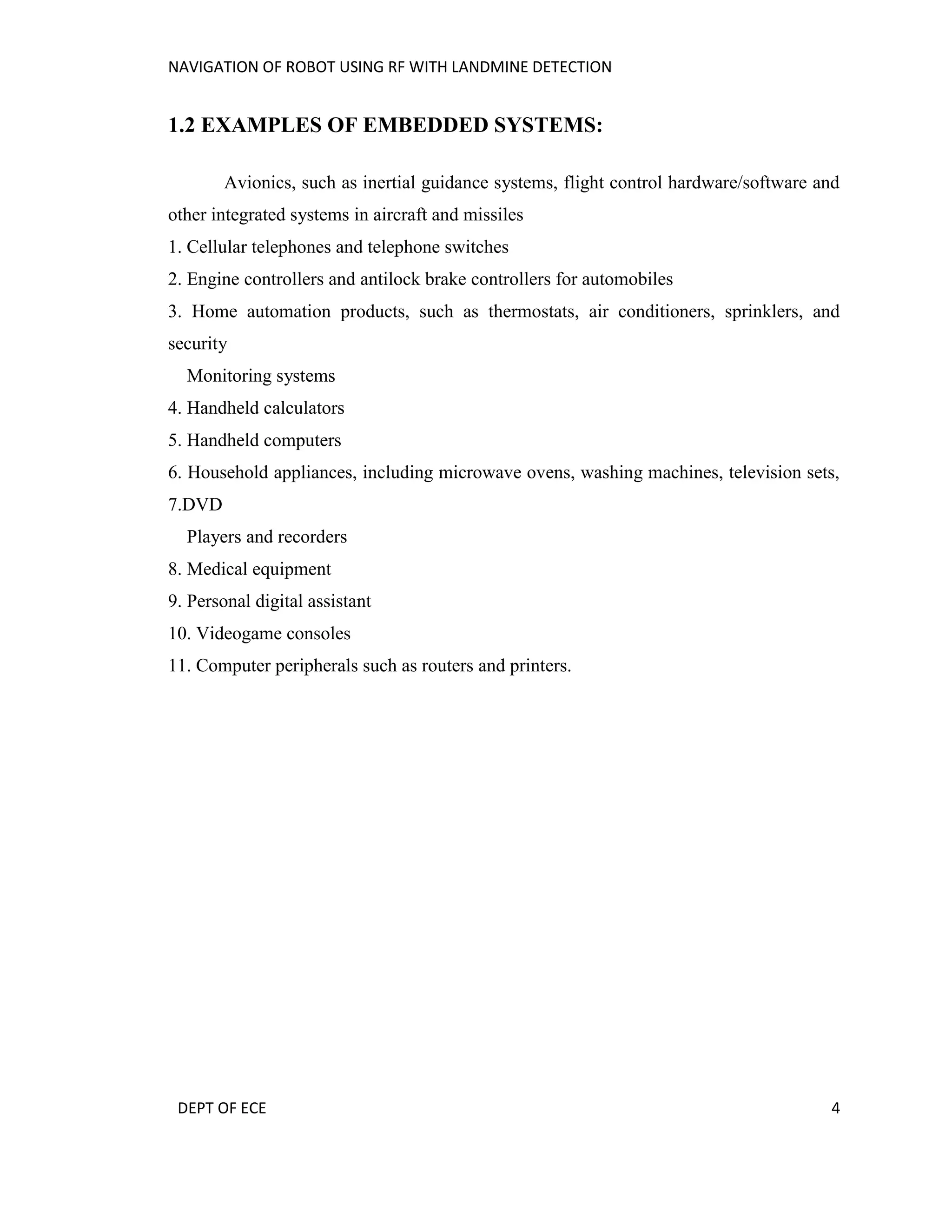 Navigation Of Robot Vehicle Using Rf With Landmine Detection Pdf