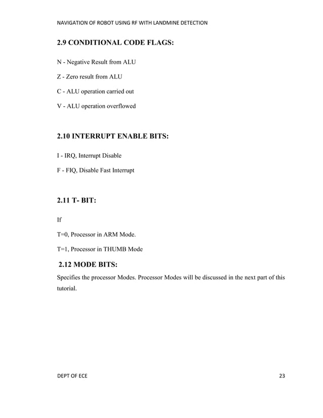 Navigation Of Robot Vehicle Using Rf With Landmine Detection Pdf