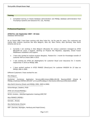 Deepak_Singh_CV | PDF