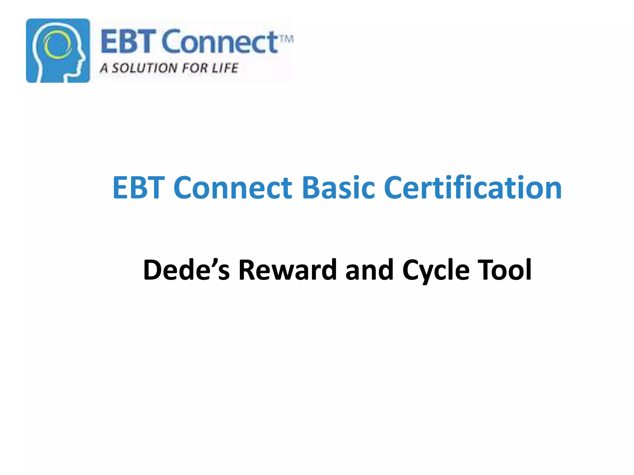 5 8 Dede's Reward & Cycle Tool | PPT