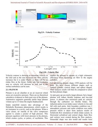 Design and Analysis of Air Intake System for Single Cylinder Engine | PDF