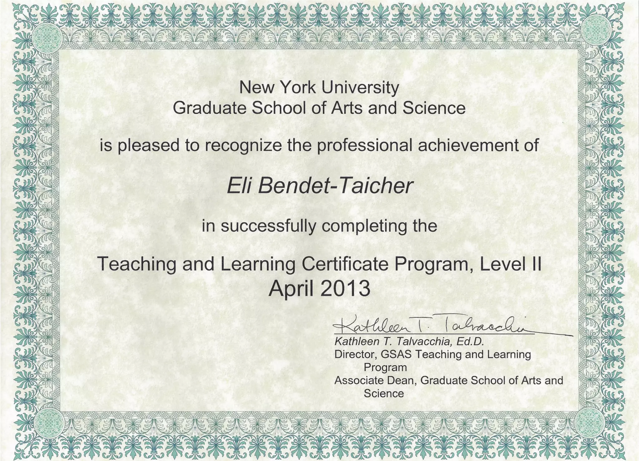 Teaching & Learning Certificate - II | PDF