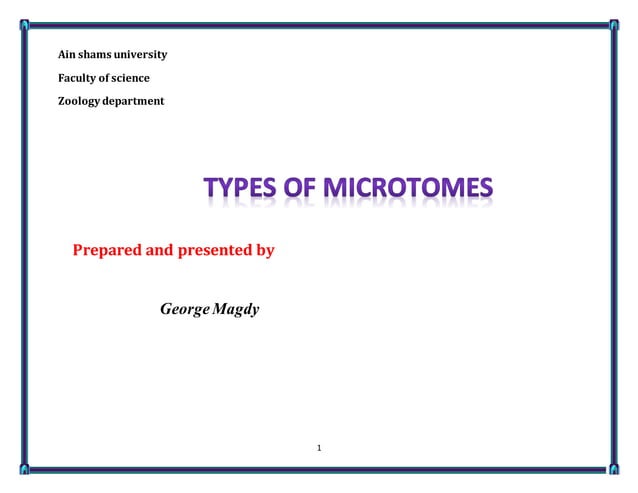 Microtome | DOCX | Physics | Science