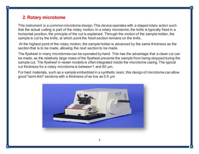 Microtome | DOCX | Physics | Science