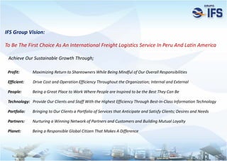 IFS Group Master Company Presentation_November 2015 | PDF