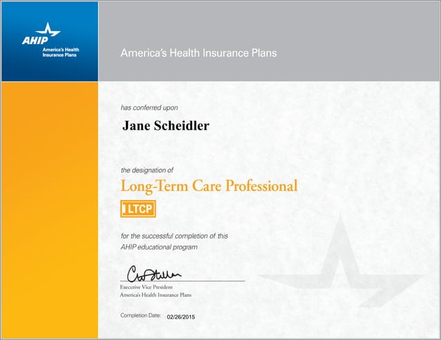 AHIP Certificate | PDF